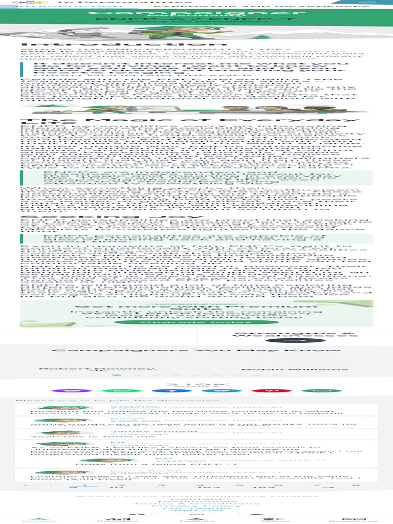 Introduction ENFP Personality (Campaigner) 16personalities | PDF ...