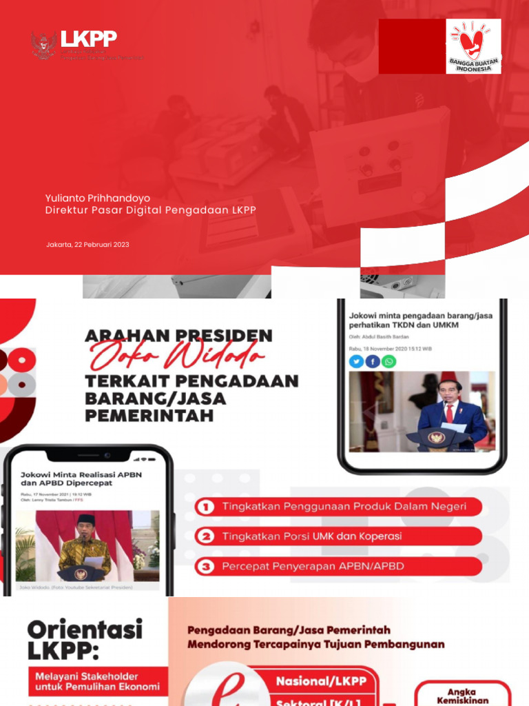 Paparan - Mbiz - Feb - 2023 Toko Daring LKPP | PDF