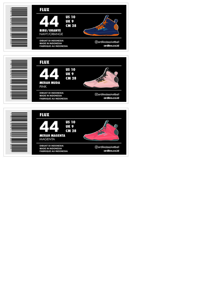 Flux - Sticker Inner Box | PDF