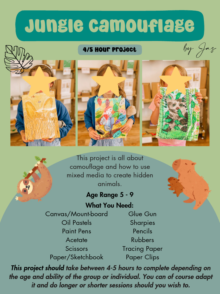 Jungle_Camouflage | PDF | Drawing | Camouflage