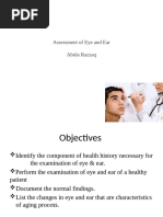 Nursing Assessment of Eye | PDF