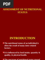 Nutritional Assessment Abcd | PDF | Malnutrition | Human Nutrition