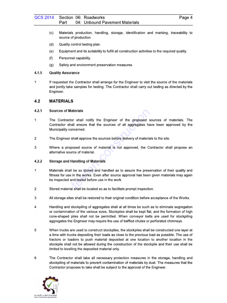 Subbase and Roadbase | PDF