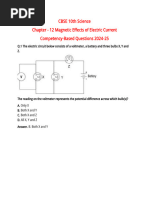 Class 10 Electricity Previous Year Questions | PDF | Electrical ...