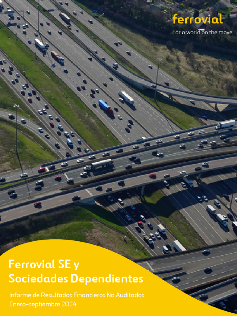 Resultados Financieros Ferrovial 2024 | PDF | normas internacionales de ...