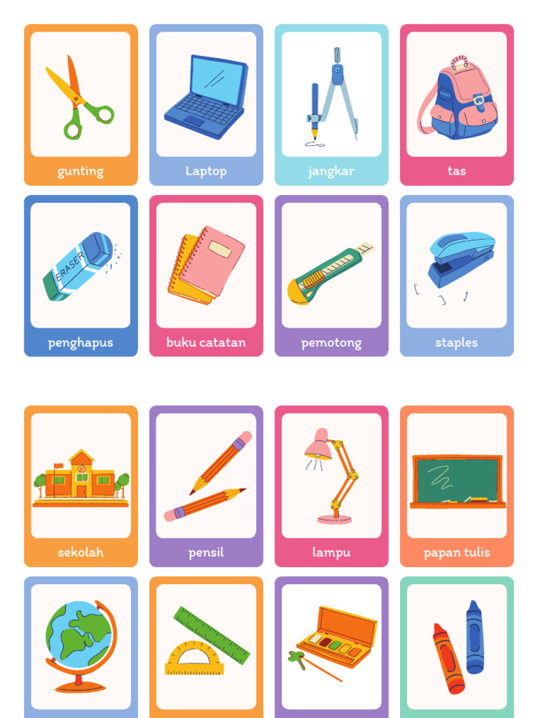 Daftar Perlengkapan Sekolah Lengkap | PDF
