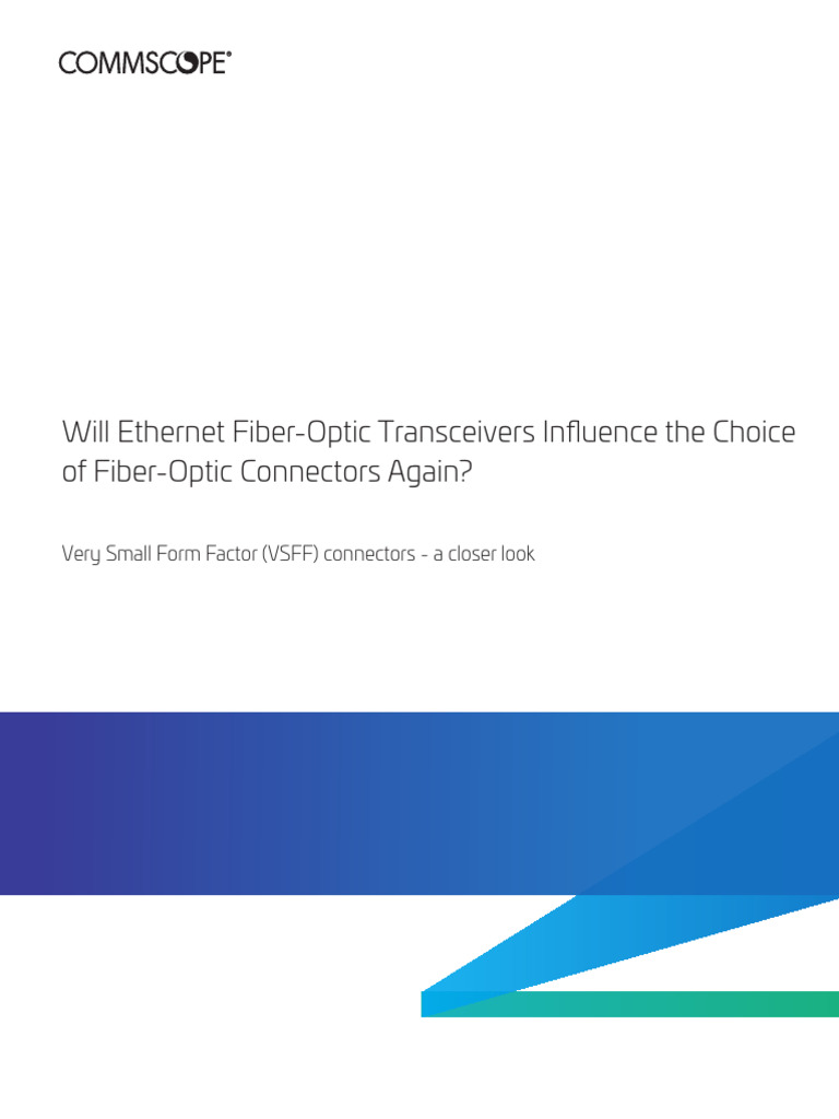 very-small-form-factor-vsff-connectors | PDF | Computing | Information ...