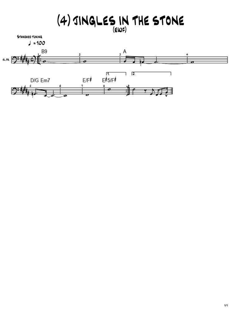 Jingles in The Stone | PDF