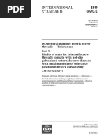 ISO 965-1 ISO General Purpose Metric Screw Threads-Tolerances | PDF | Screw | Engineering Tolerance