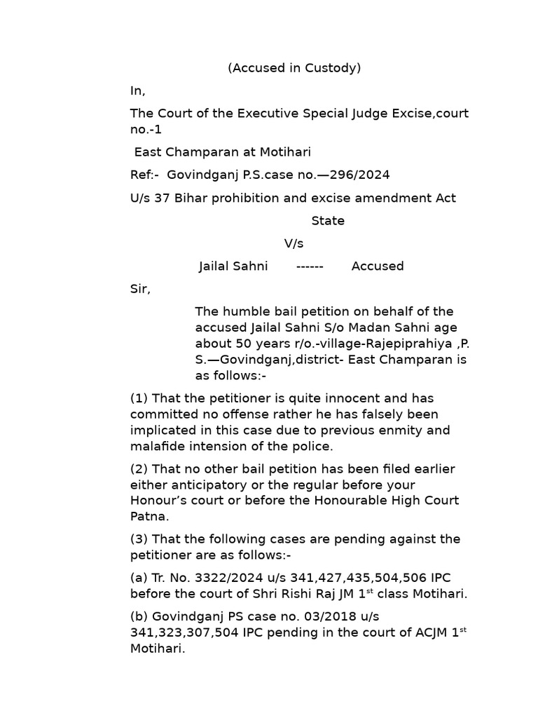 jailal | PDF | Bail | Law Enforcement