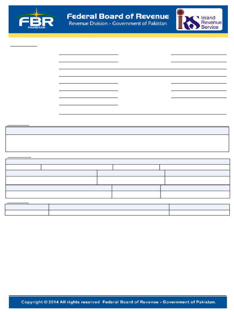 Farhan Tahawwor FBR Profile Report | PDF