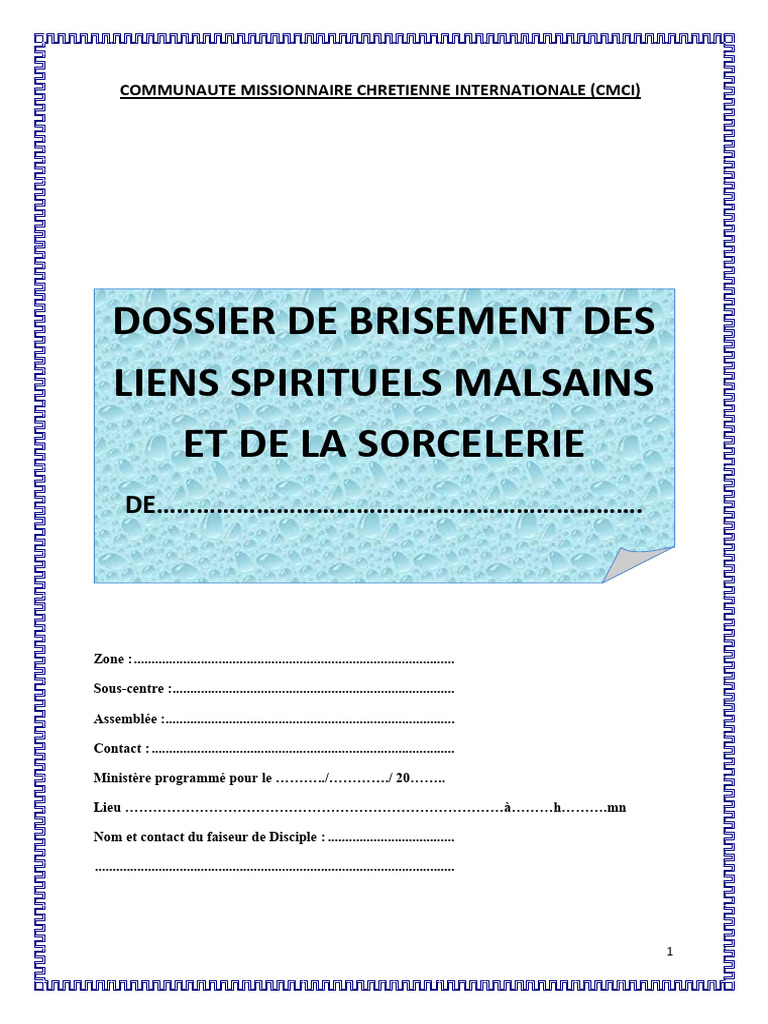 Dossier de Brisement Spirituel CMCI | PDF | Théorie (échecs) | Échecs