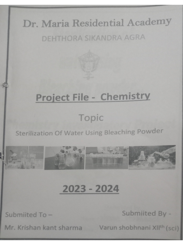 Project File-Chemistry | PDF
