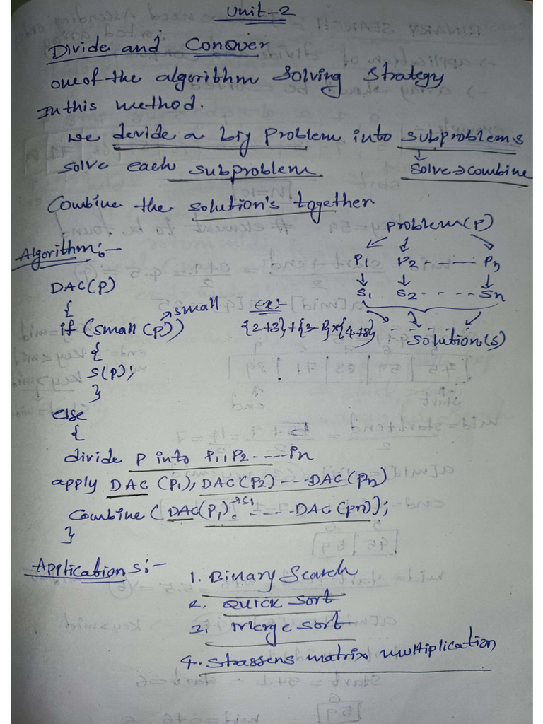 DAA Written Notes | PDF