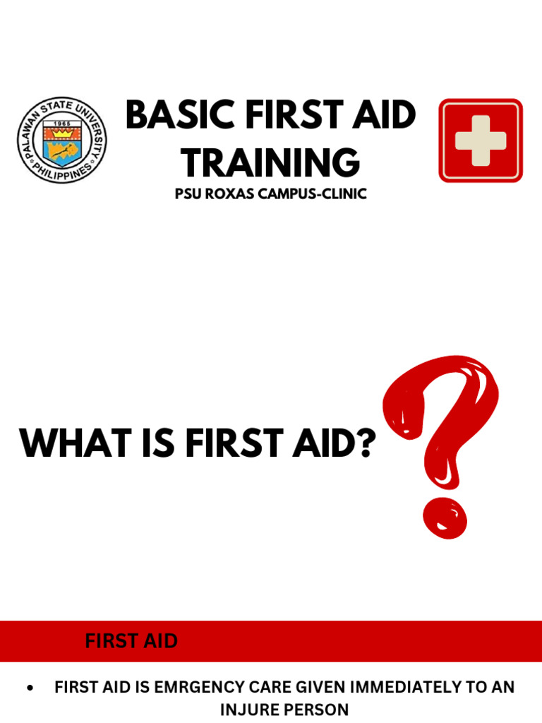 Basic First Aid Training | PDF | First Aid | Wound