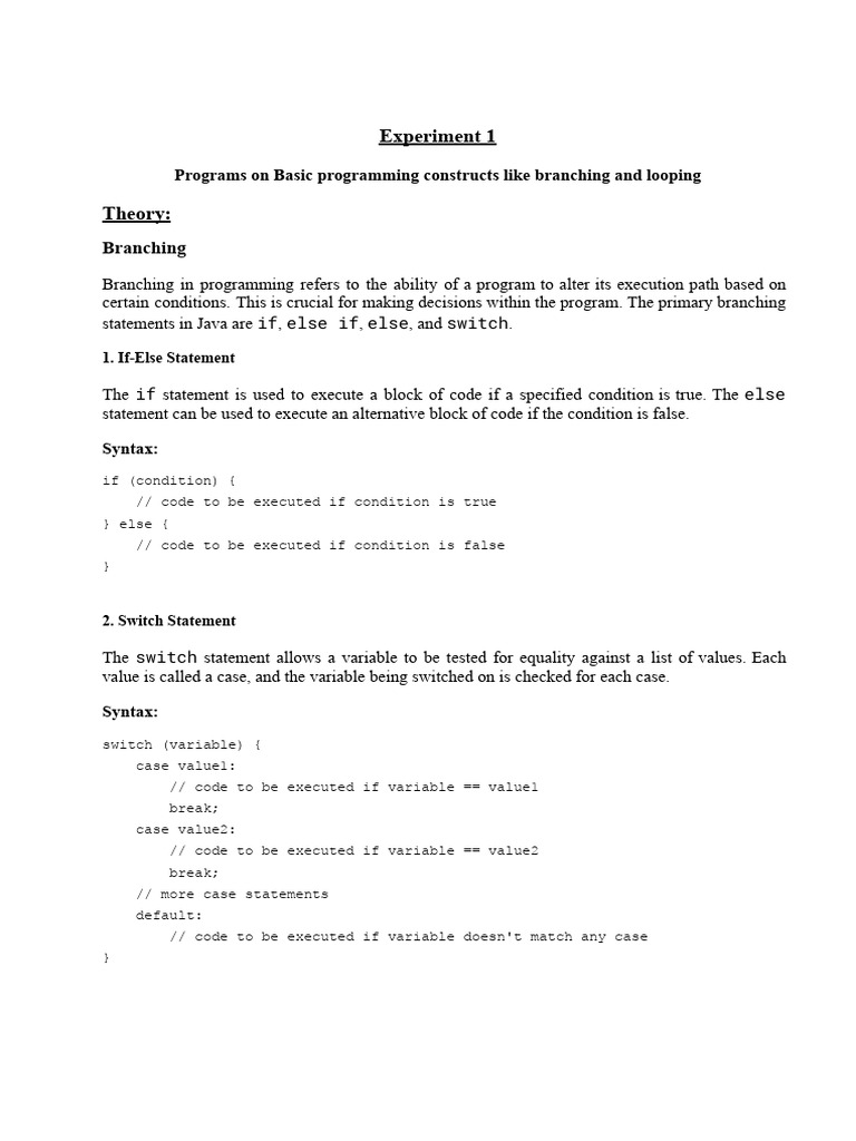 SBLJava Lab Manual 24-25 Journal Theory | PDF | Inheritance (Object Oriented Programming ...