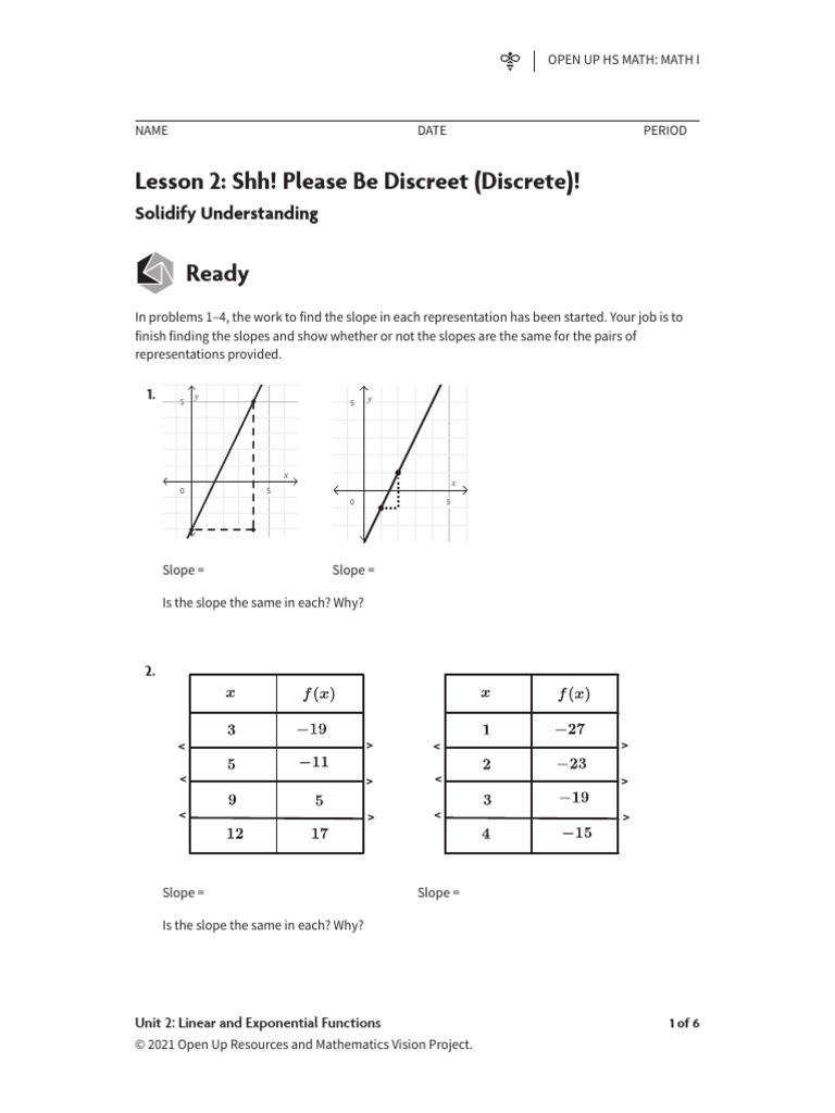 Kami Export - IM Unit 2 LEsson 2 Practice Problems | PDF | Mathematics | Exponential Function