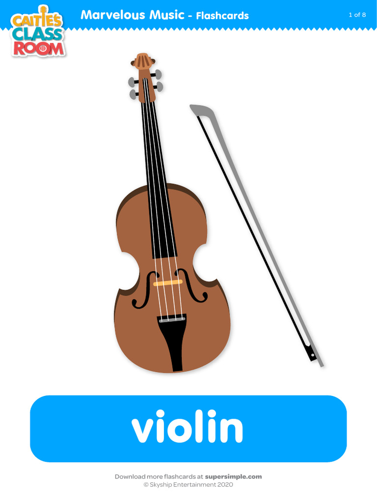 Musical Instruments Flashcards | PDF