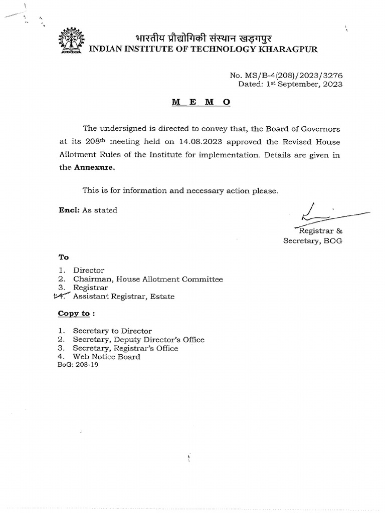 House Allotment Rules | PDF