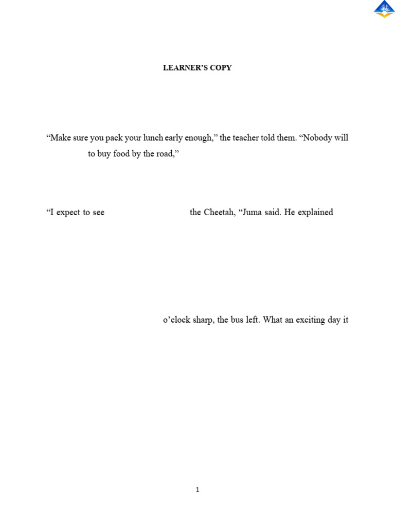 Grade 8 National Park Trip | PDF