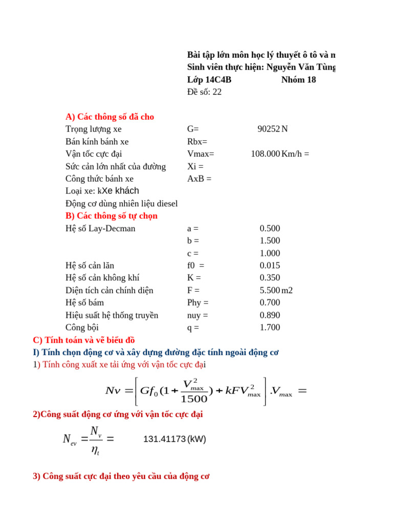 BT lớn LTOT tải - khách | PDF