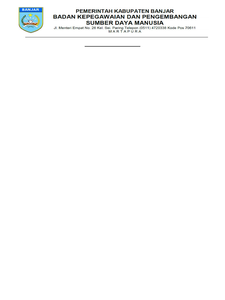 KONSEP SURAT TUGAS PANITIA SKD CPNS 2024 - Unlocked | PDF