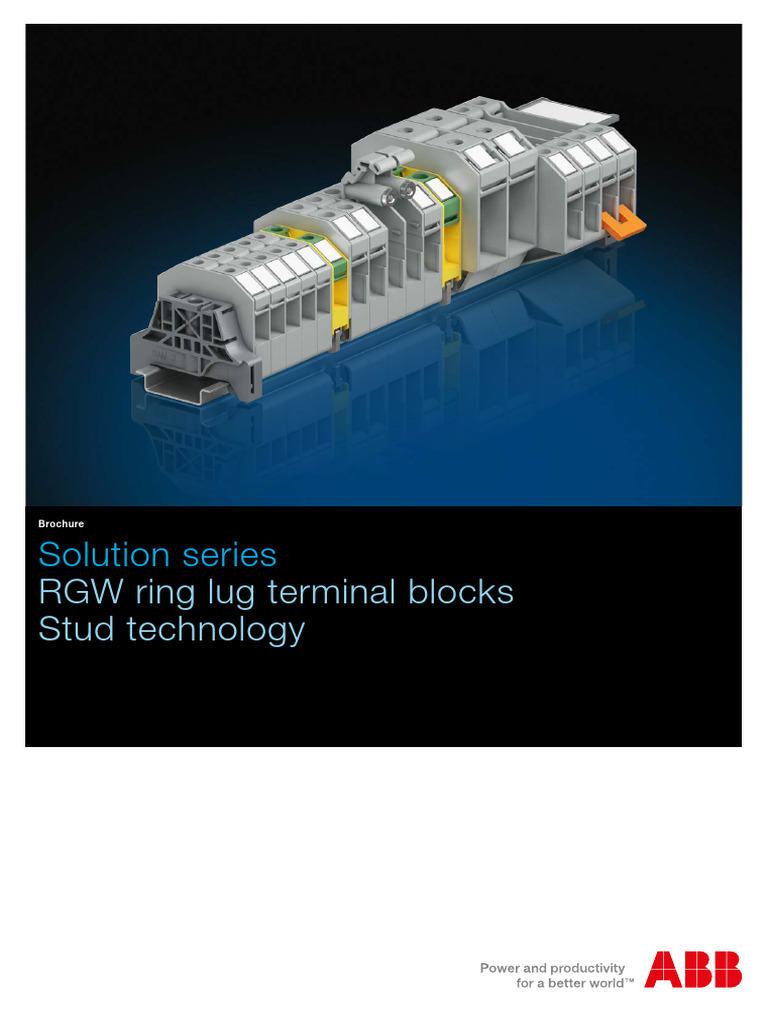 Fast & Secure RGW Ring Lug Terminal Blocks | PDF | Electrical Connector ...