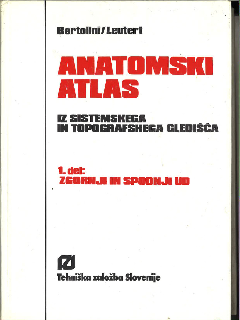 Anatomski Atlas 1 Del | PDF