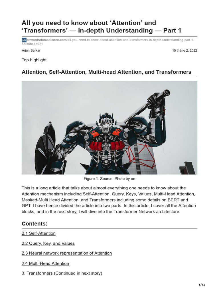Understanding Attention & Transformers | PDF | Artificial Neural Network | Information Retrieval