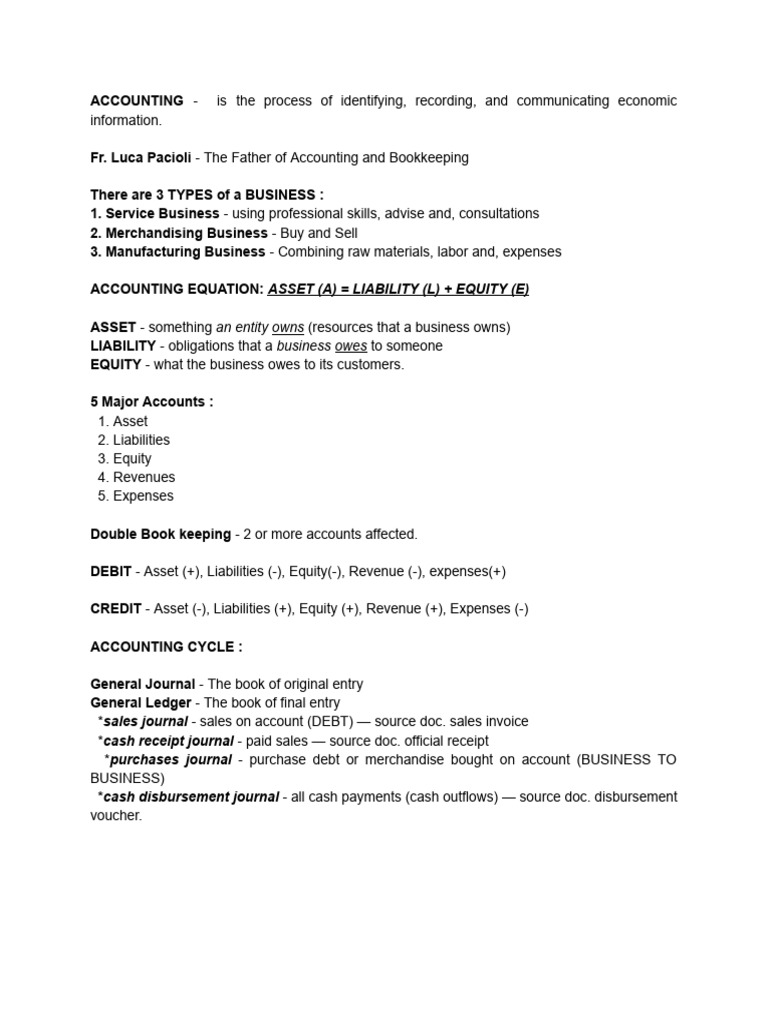 Basic Accounting | PDF | Debits And Credits | Bookkeeping