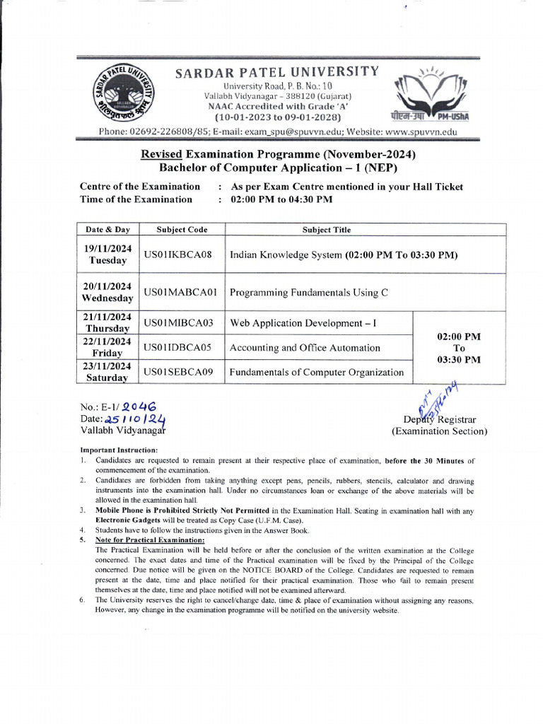 BCA Semr 1 NEP Revised | PDF