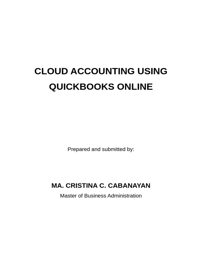 Integration | PDF | Cloud Computing | Quick Books