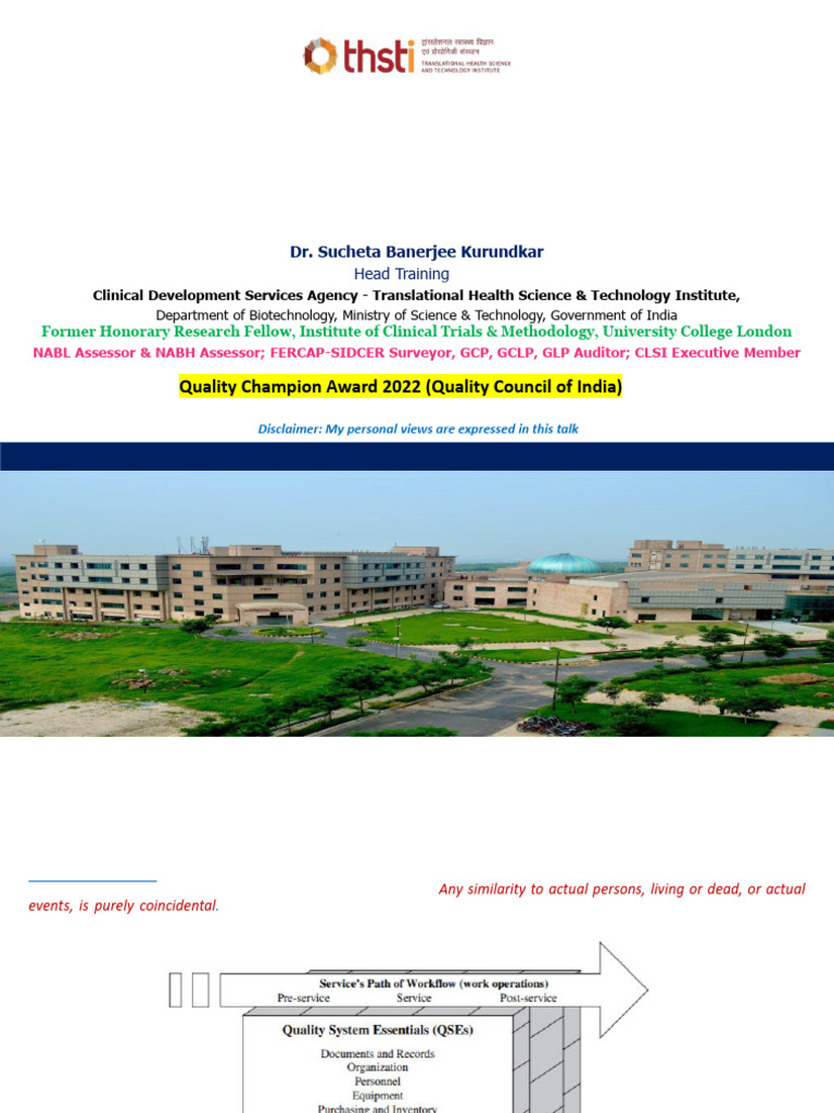 02 - QM - Risk Management - QI GCLP - Dr. Sucheta - 110423 - Tbs | PDF ...