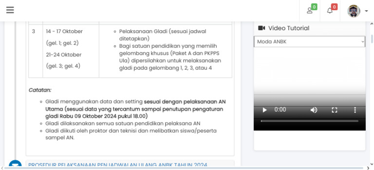 Jadwal Gladi AN 2024 | PDF