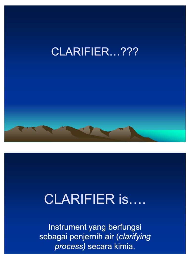 CLARIFIER | PDF | Karier & Perkembangan | Seni