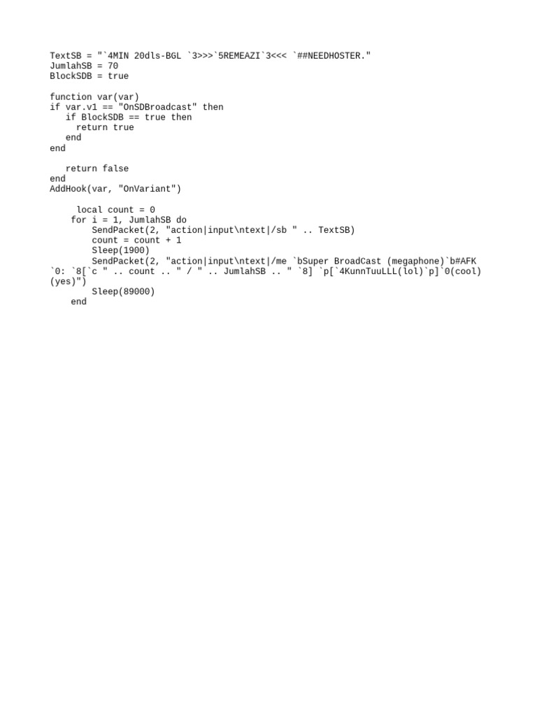Auto SB ByEthan0remake - Lua | PDF | Teaching Methods & Materials | Computers
