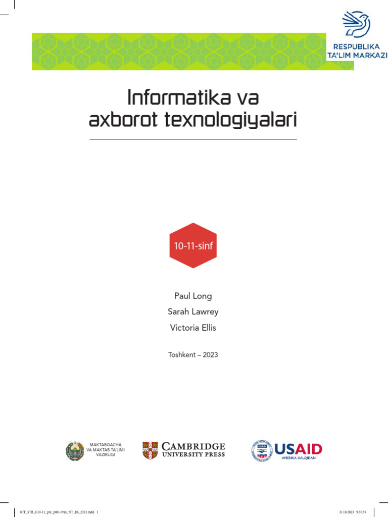 10-11-Sinf Informatika Va at | PDF