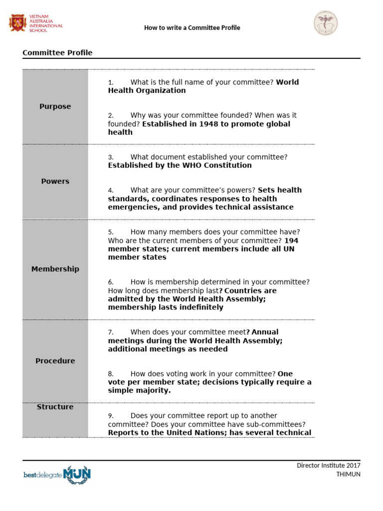Committee Profile | PDF