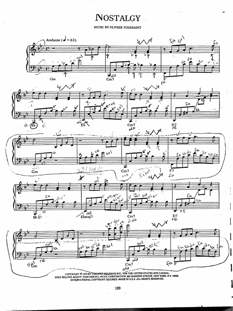 Nostalgy - Oliver Toussaint | PDF