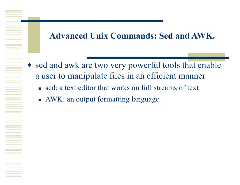 Sed And Awk Regular Expression Command Line Interface