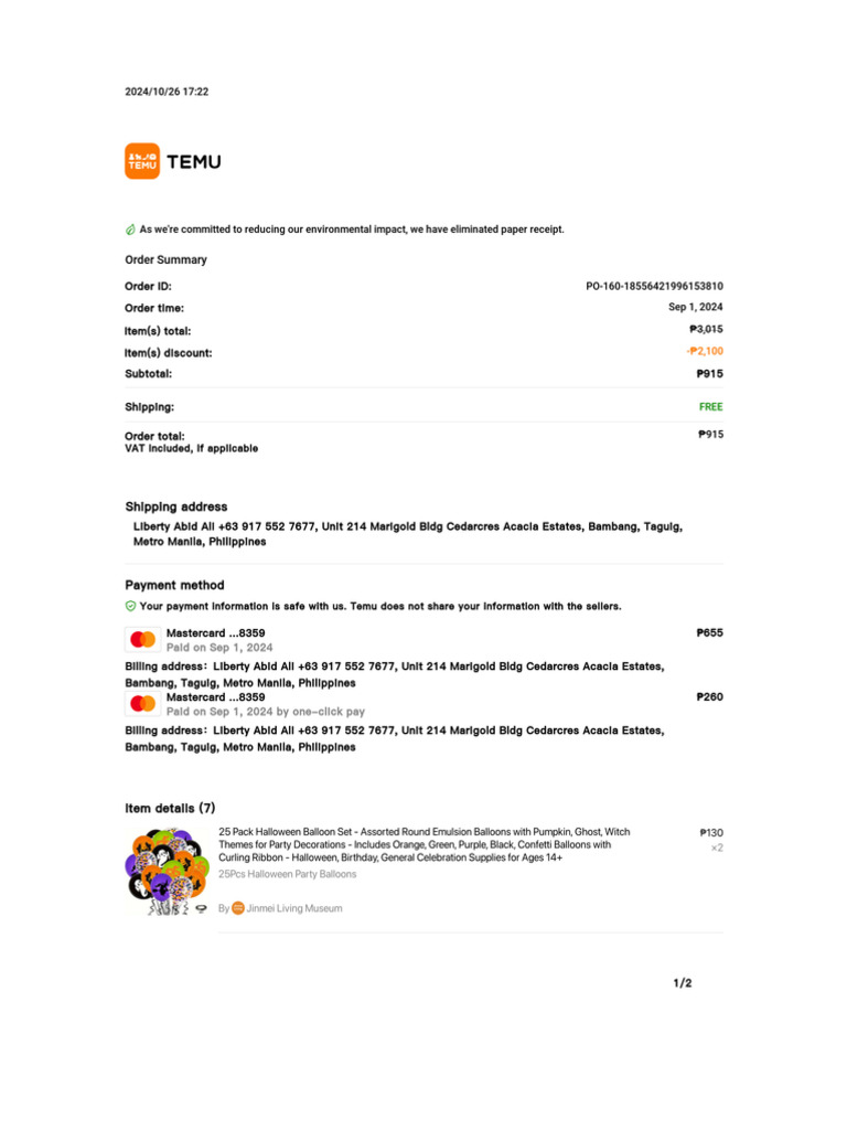 Print for TEMU_1 | PDF