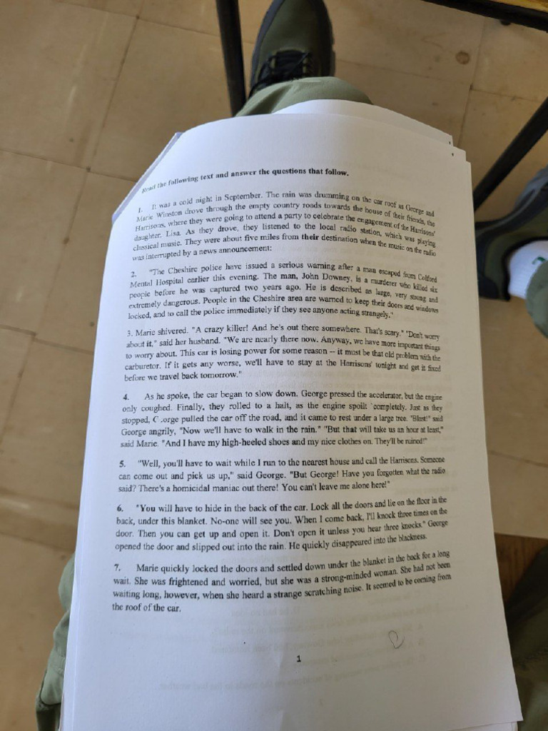 English Final Exam 21 (BDU) | PDF