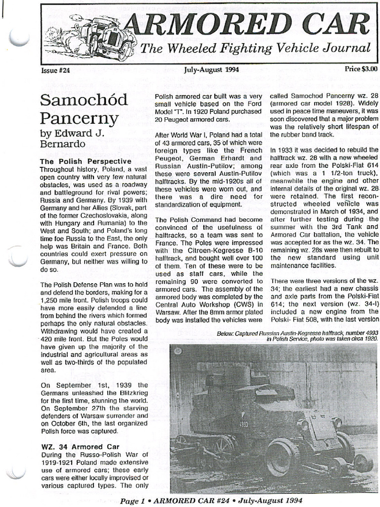 Armoured - Car - Journal Final 24 | PDF