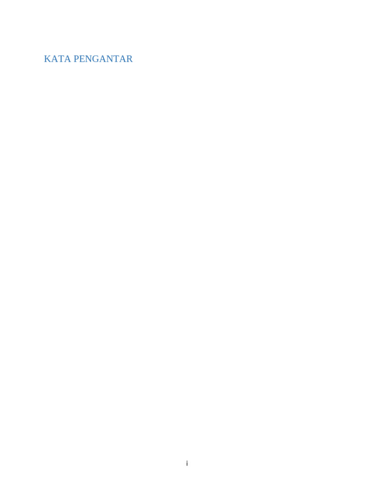 Latihan Daftar Isi Otomatis | PDF