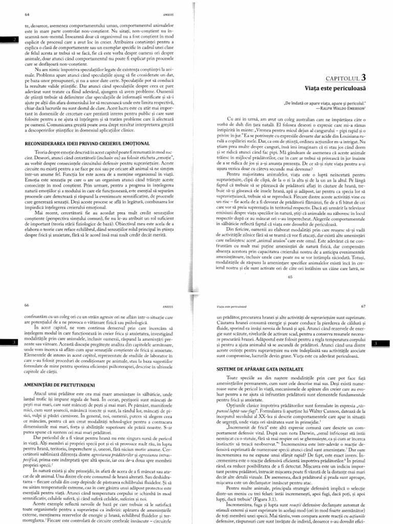 Capitolul 3 ANXIOS | PDF