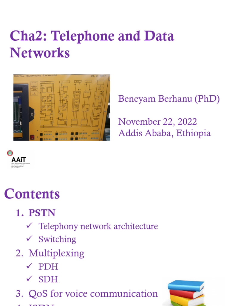 Telephony Data Networks | PDF | Public Switched Telephone Network ...
