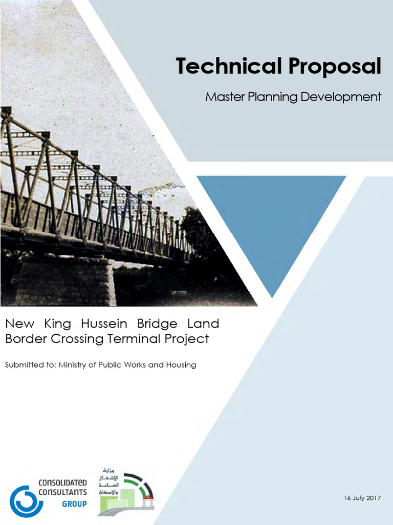 New King Hussein Bridge Terminal Proposal | PDF | Consultant ...