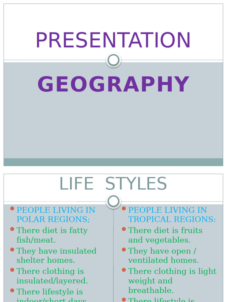 Presentation of Geography | PDF | Science & Mathematics | Technology ...
