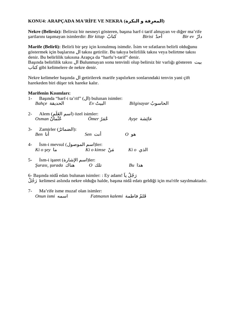 AÖF-1-4 Marife Ve Nekre | PDF