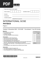 CIE A Level Physics Formula Sheet | PDF | Capacitance | Temperature